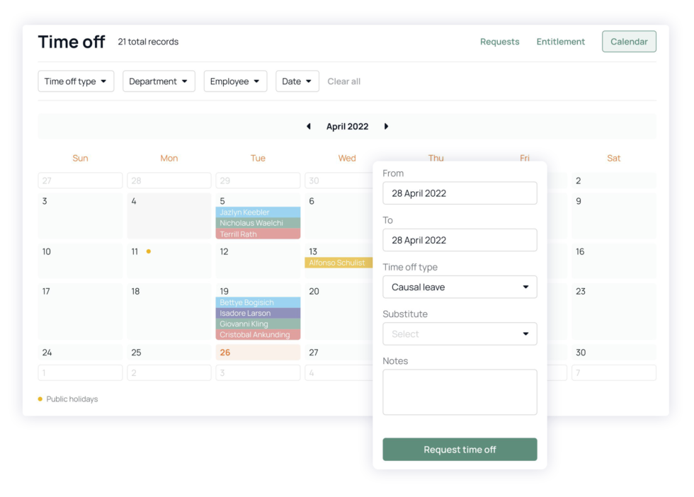 Rooster - Human Resource Information System