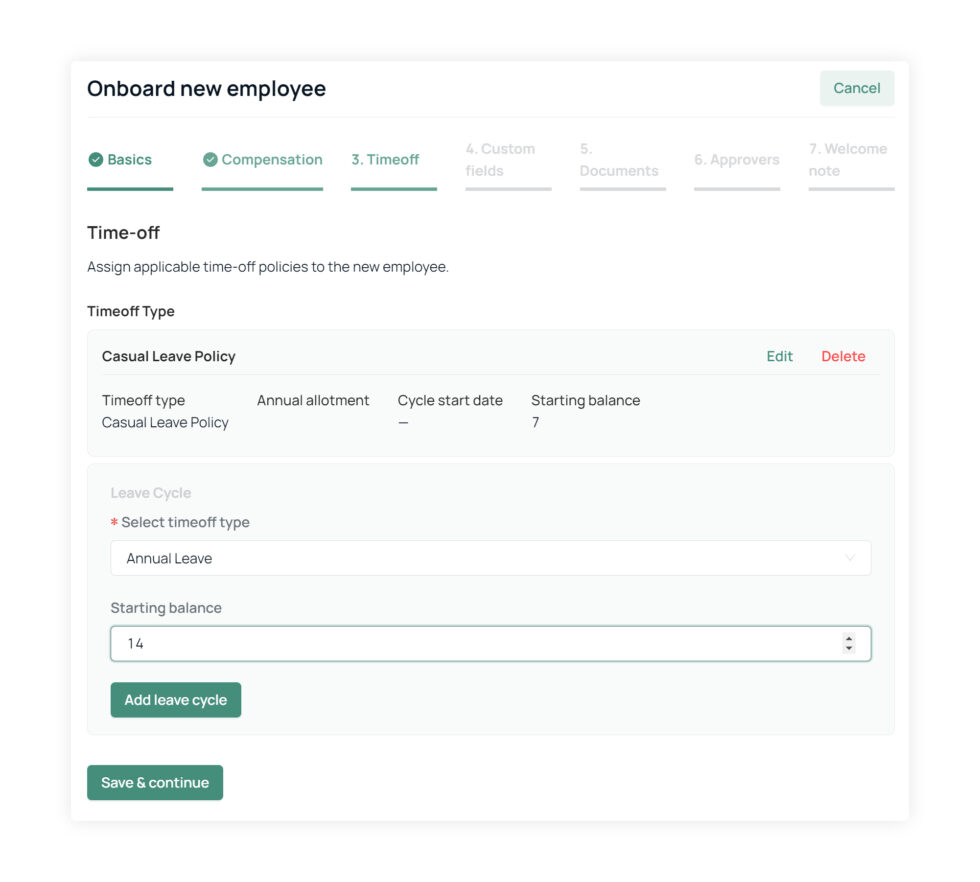Onboarding employees to the HRIS - Rooster